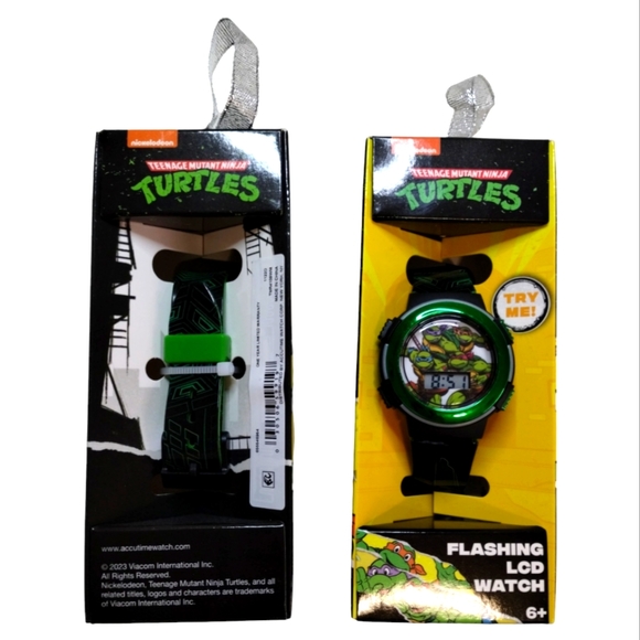 Nickelodeon | Accessories | 2 Teenage Mutant Ninja Turtles Watch | Poshmark